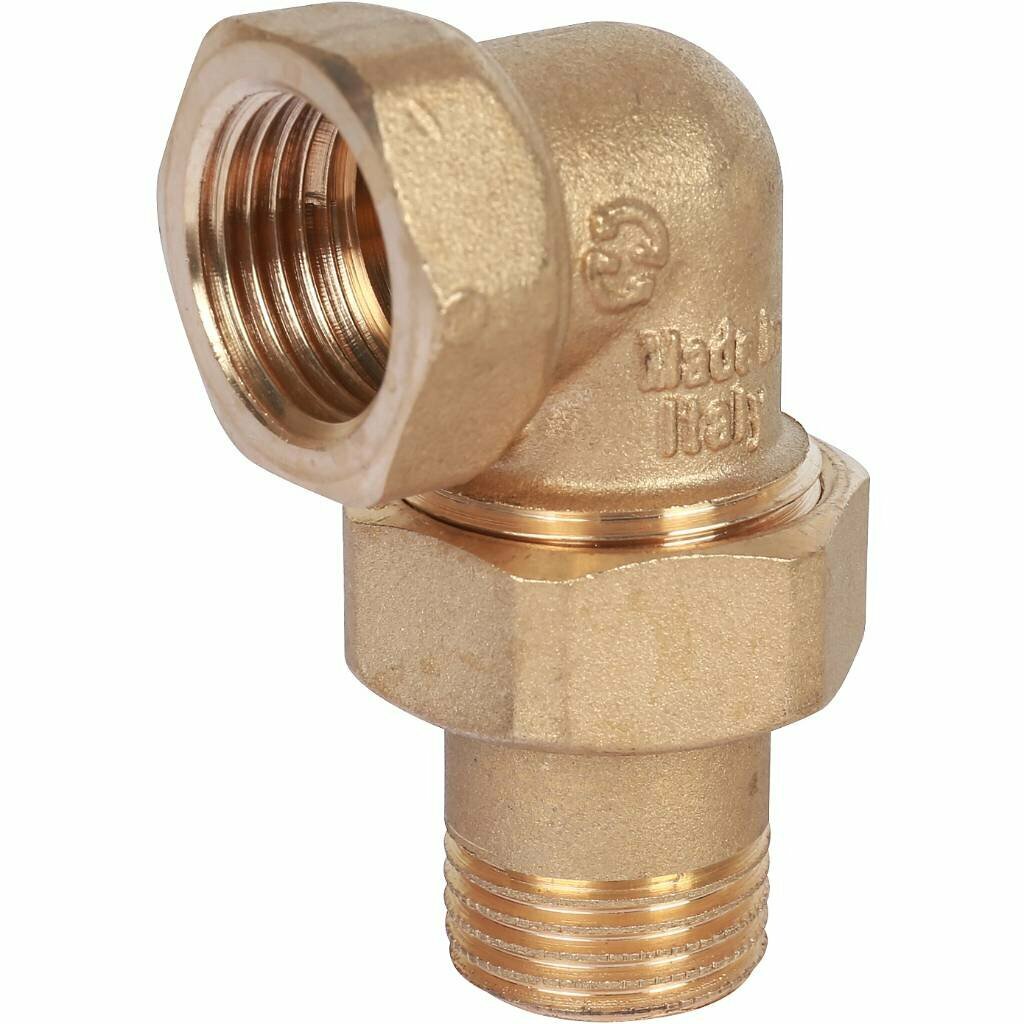 Соединение разъемное угловое ВН 1/2" американка STOUT (2700A4H040400B)