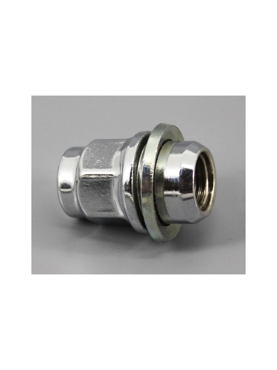 Гайка колеса ключ 21 закрытая с шайбой