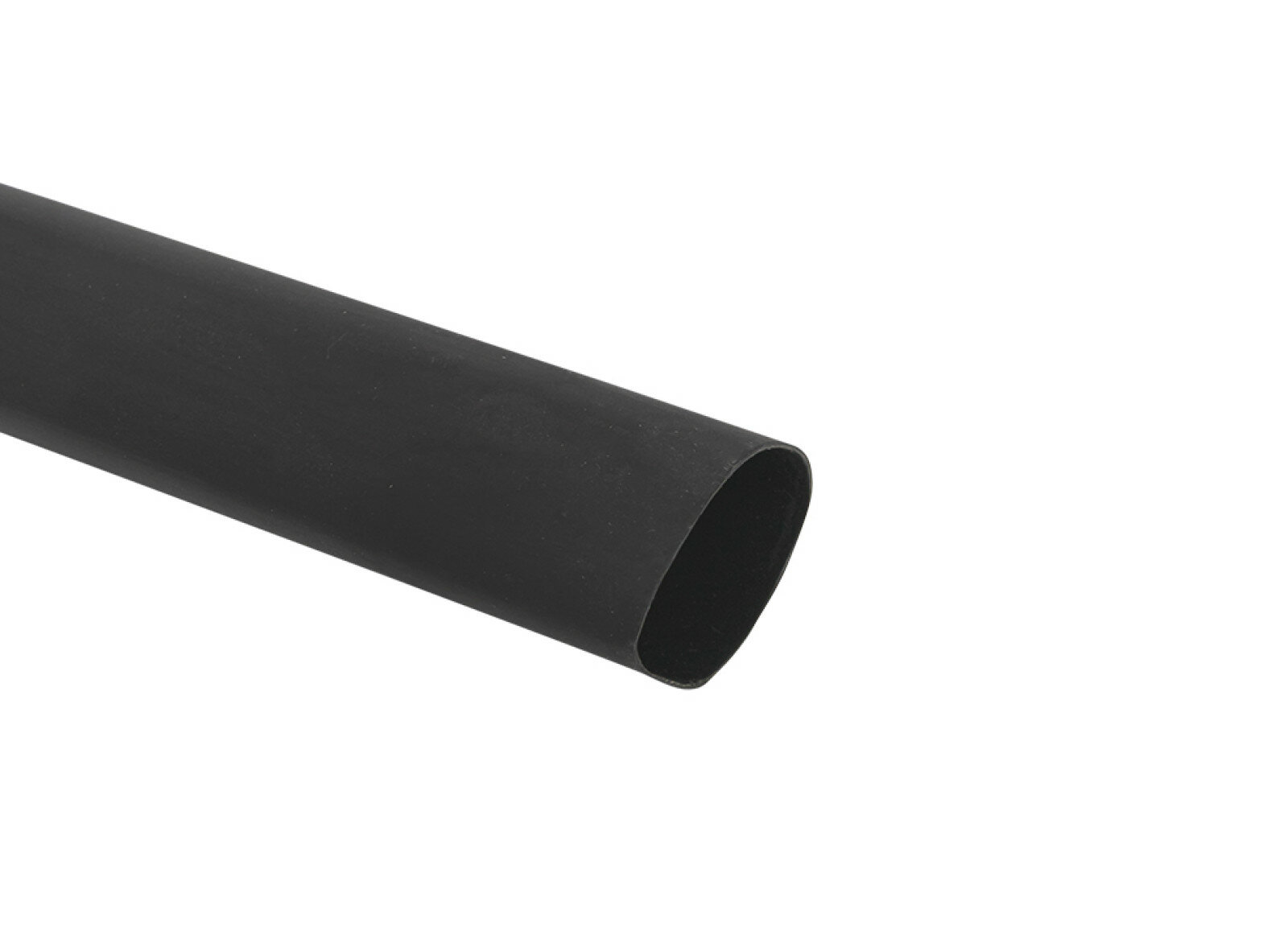 Термоусадочная трубка EKF PROxima ТУТк нг 32-8, черная, полиолефиновая, клеевая, 1 м