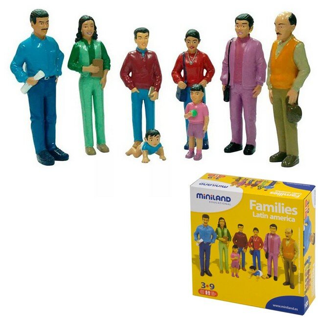 Набор фигур 27398 Латиноамериканская семья MINILAND