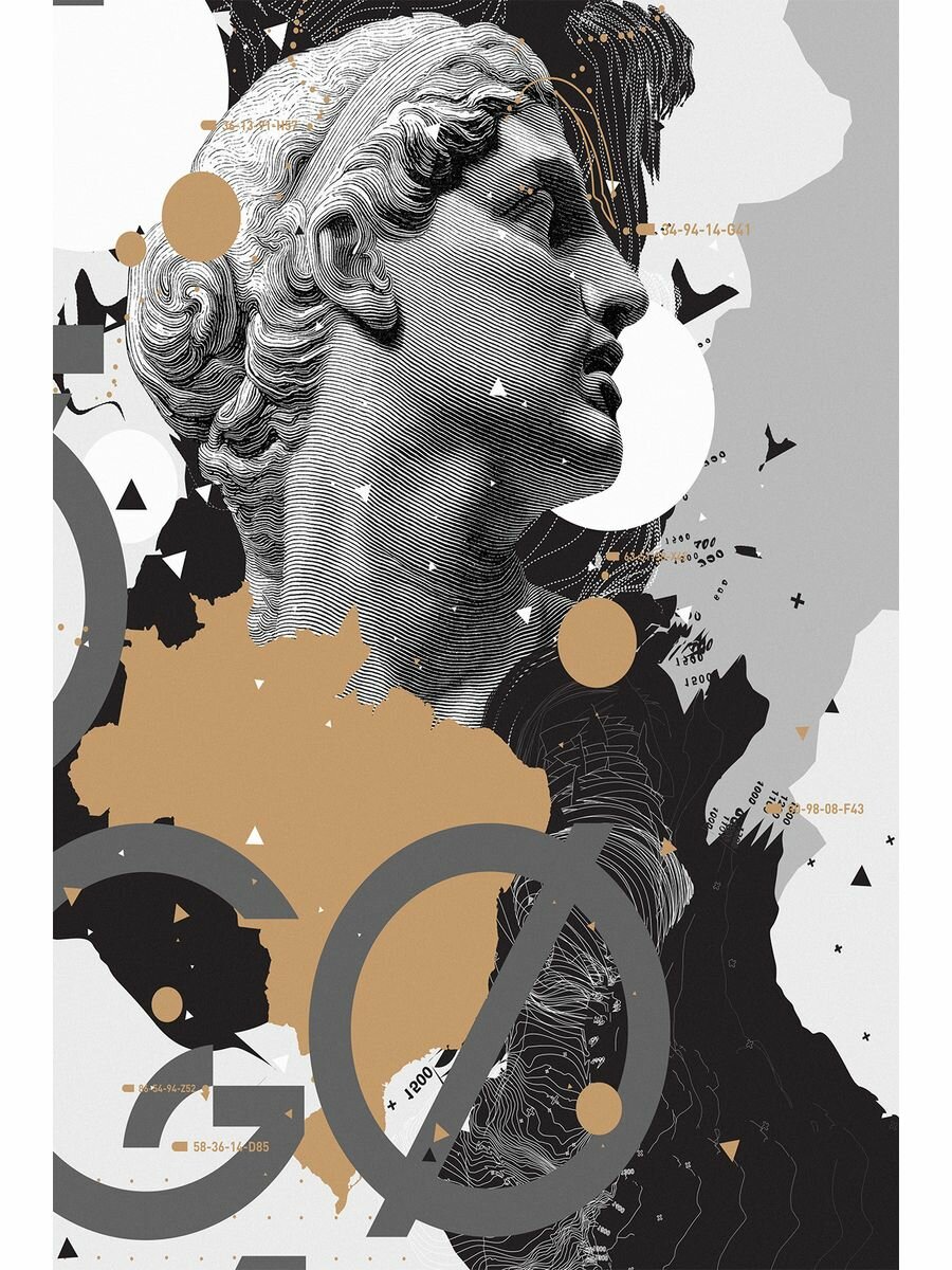 Постер "Скульптуры. Голова Давида"