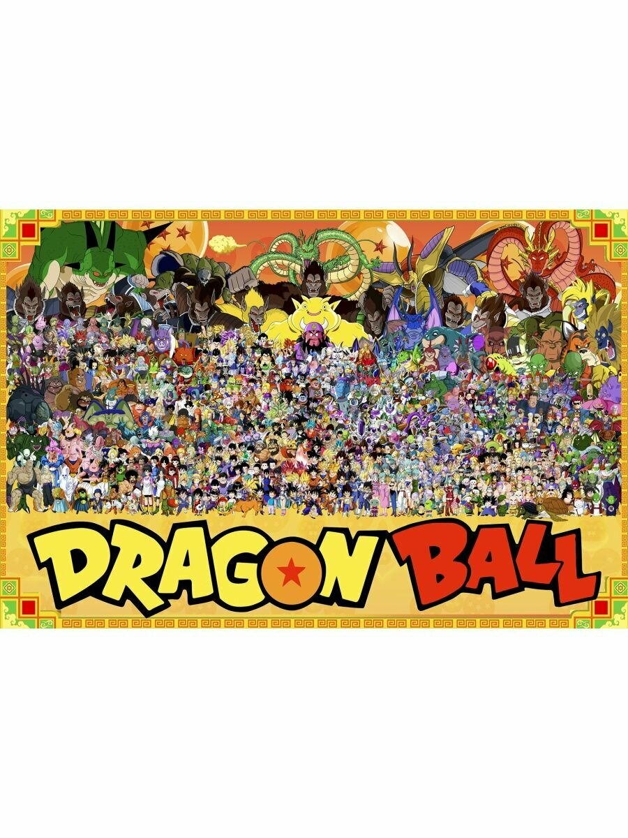 Постер "Драконий жемчуг. Все персонажи"