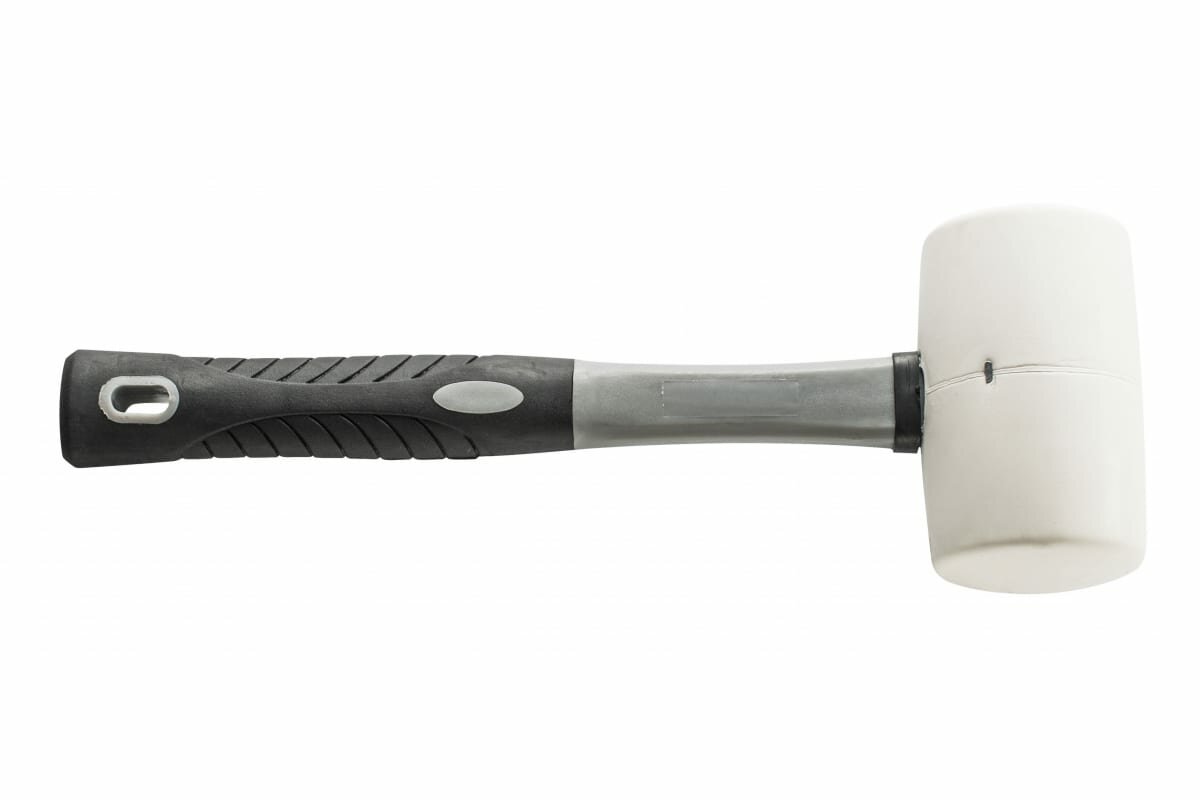 HARDY Молоток резиновый (киянка), D-55 мм, ручка 2К, белый 2028-900055