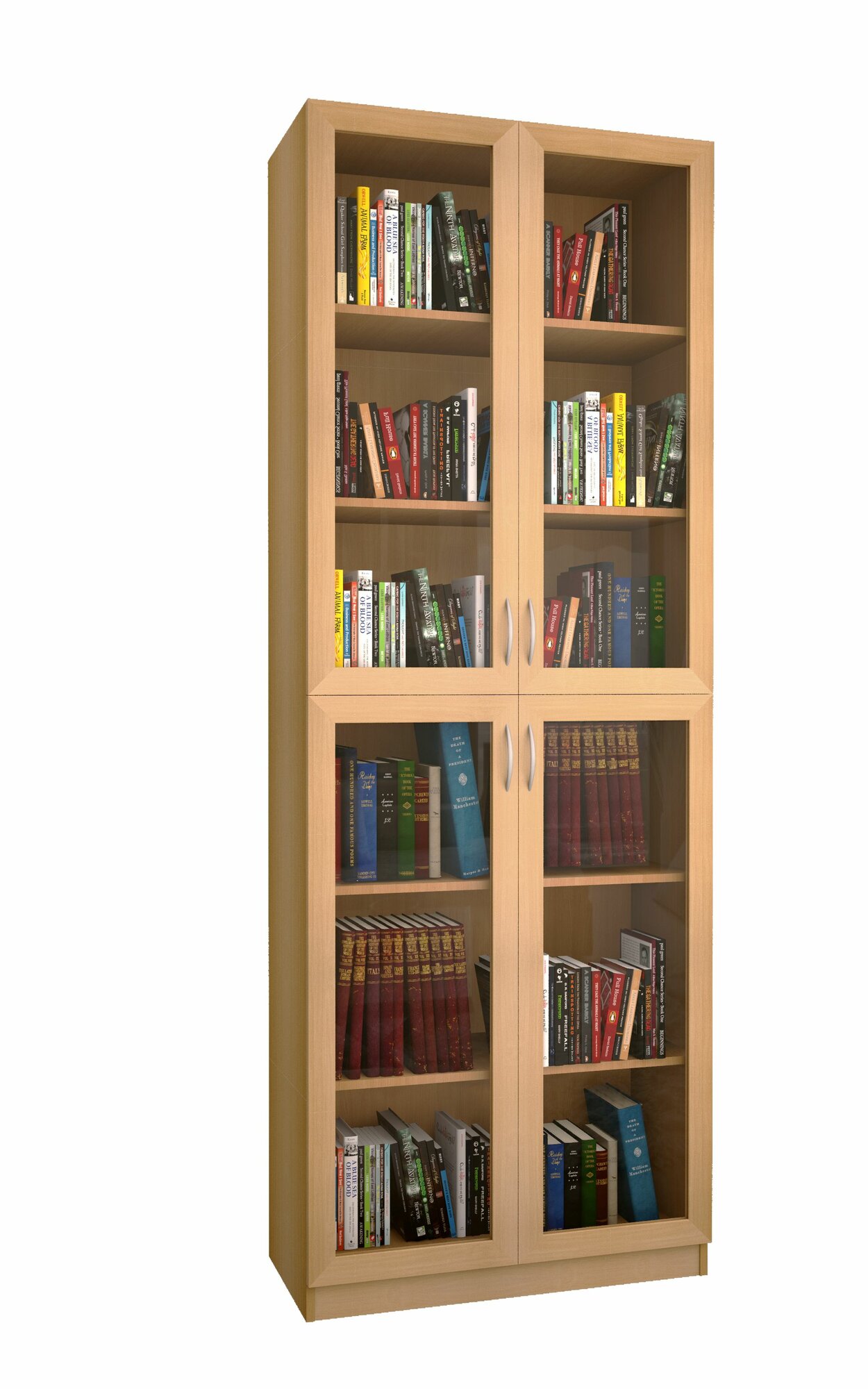 Книжный шкаф "Библиограф 2.2" 80х200х40 Бук