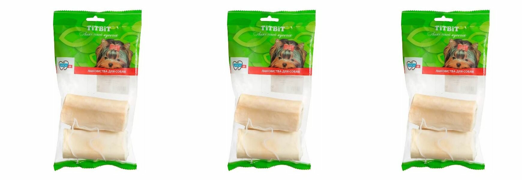 Titbit сэндвич с рубцом говяжьим для собак, 73 г - 3 шт
