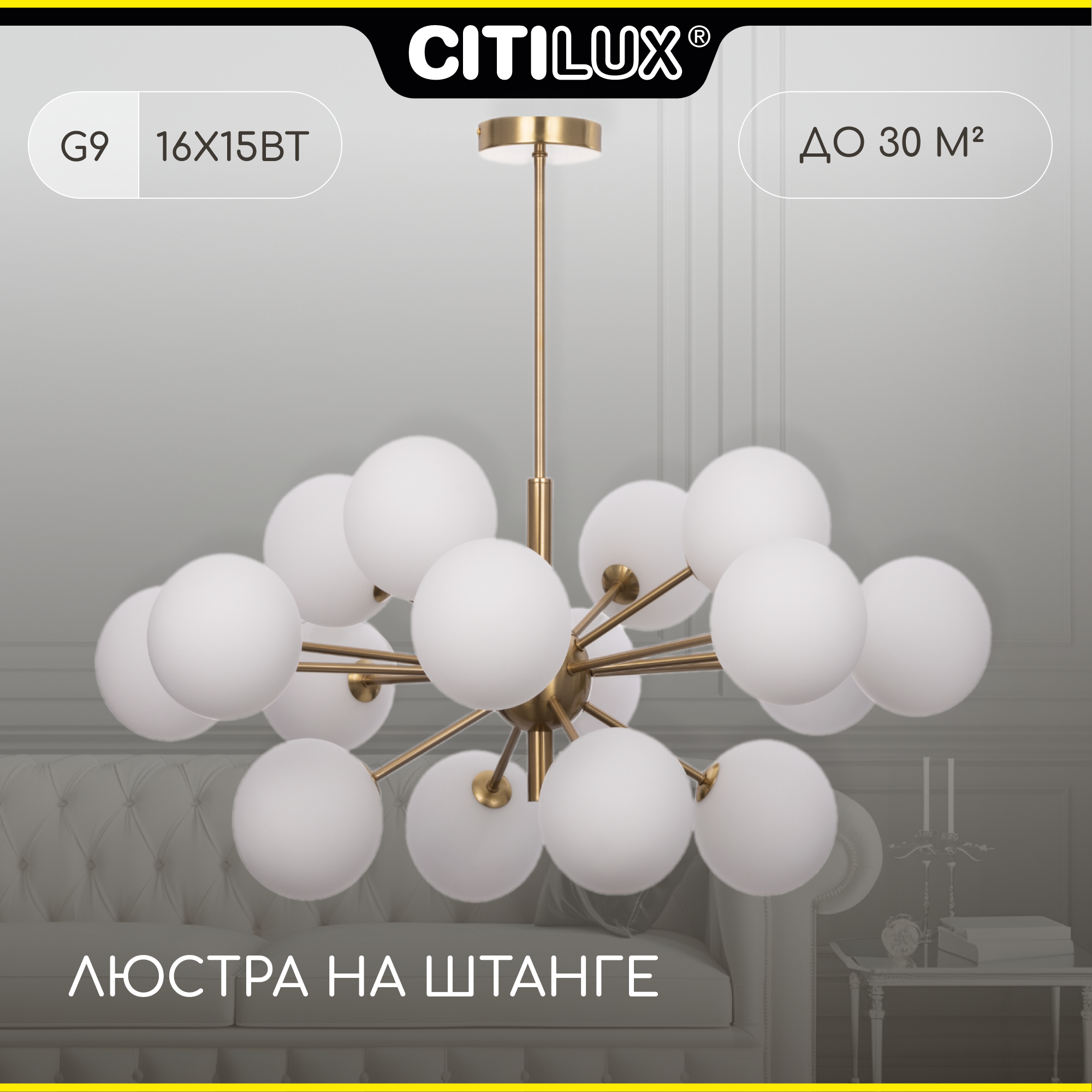 Люстра на штанге TONGA CL212193 Citilux