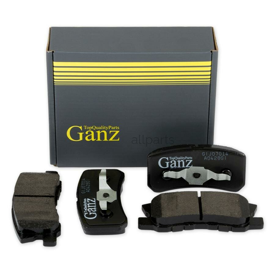 GANZ GIJ07014 Колодки тормозные задние для MITSUBISHI Outlander all/Galant/Pajero+PSA C-Cross GANZ GIJ07014
