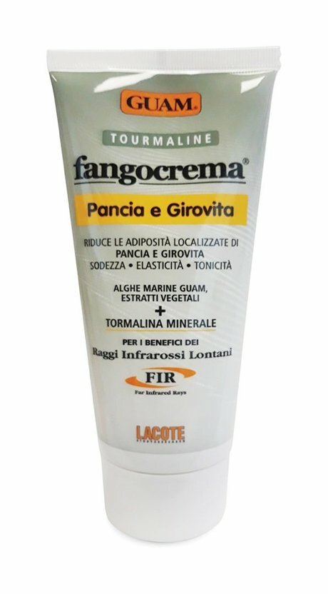 Guam Tourmaline Fangocrema Pancia E Girovita Крем для живота и талии с разогревающим эффектом с микрокристаллами Турмалина 150мл