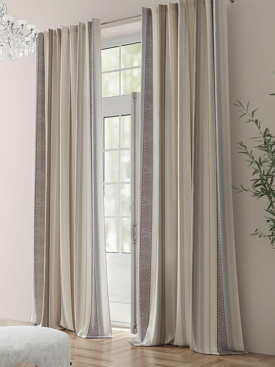 Комплекты штор Comfy Way Маривол высота 280 см, ширина 150 см