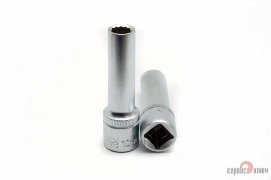 Сервис ключ 77910 Головка глубокая (12 граней) 10 мм Сервис ключ 77910
