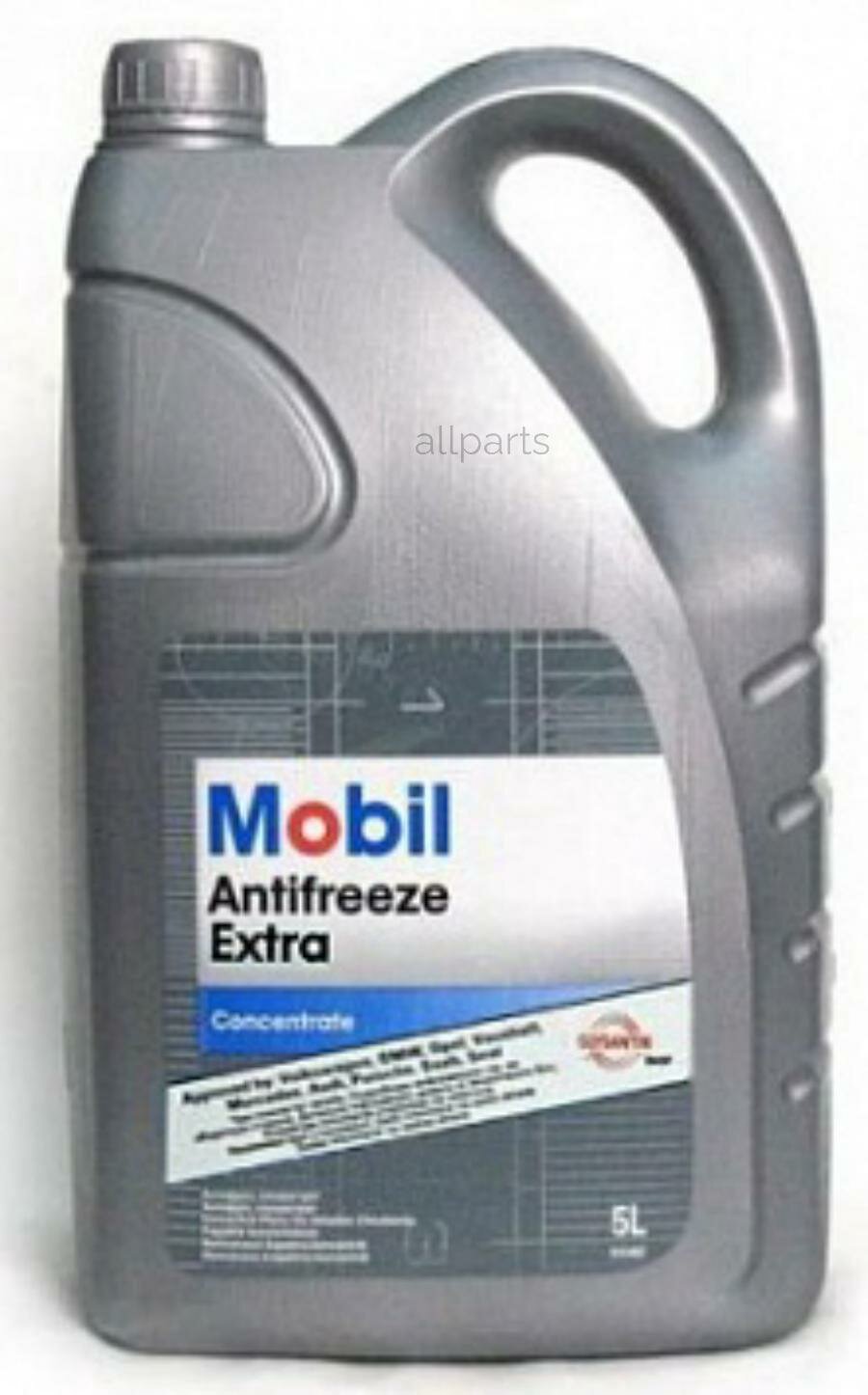 MOBIL 151158 Антифриз MOBIL Antifreeze Extra концентрат сине-зеленый 5 л 151158