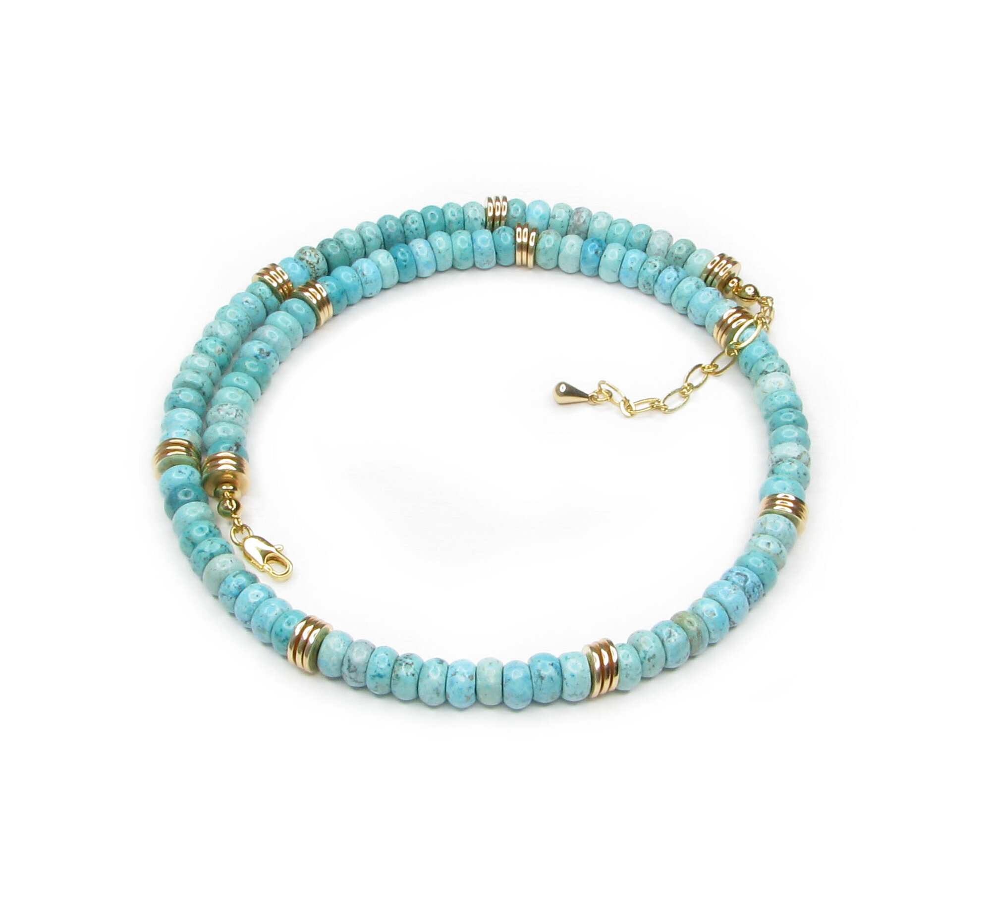 Колье, бирюза