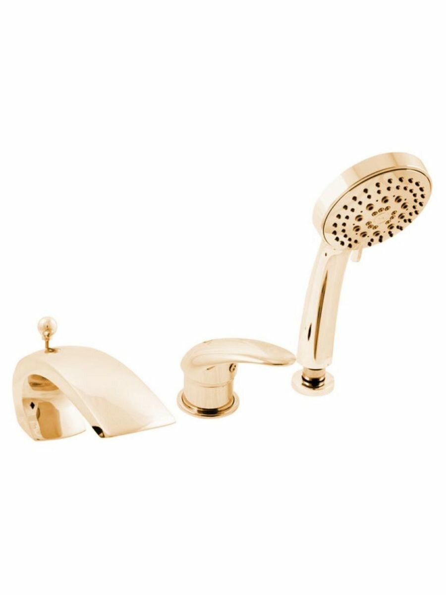 Смеситель на борт ванны, цвет золотистый, RAV SLEZAK, D472.5SZ