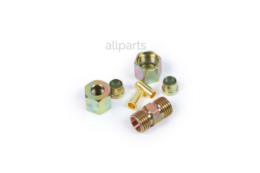 STELLOX 8521258SX соединитель прямой для трубок D8-D8 !(латунь) L37.6 разъемный \ Shaanxi