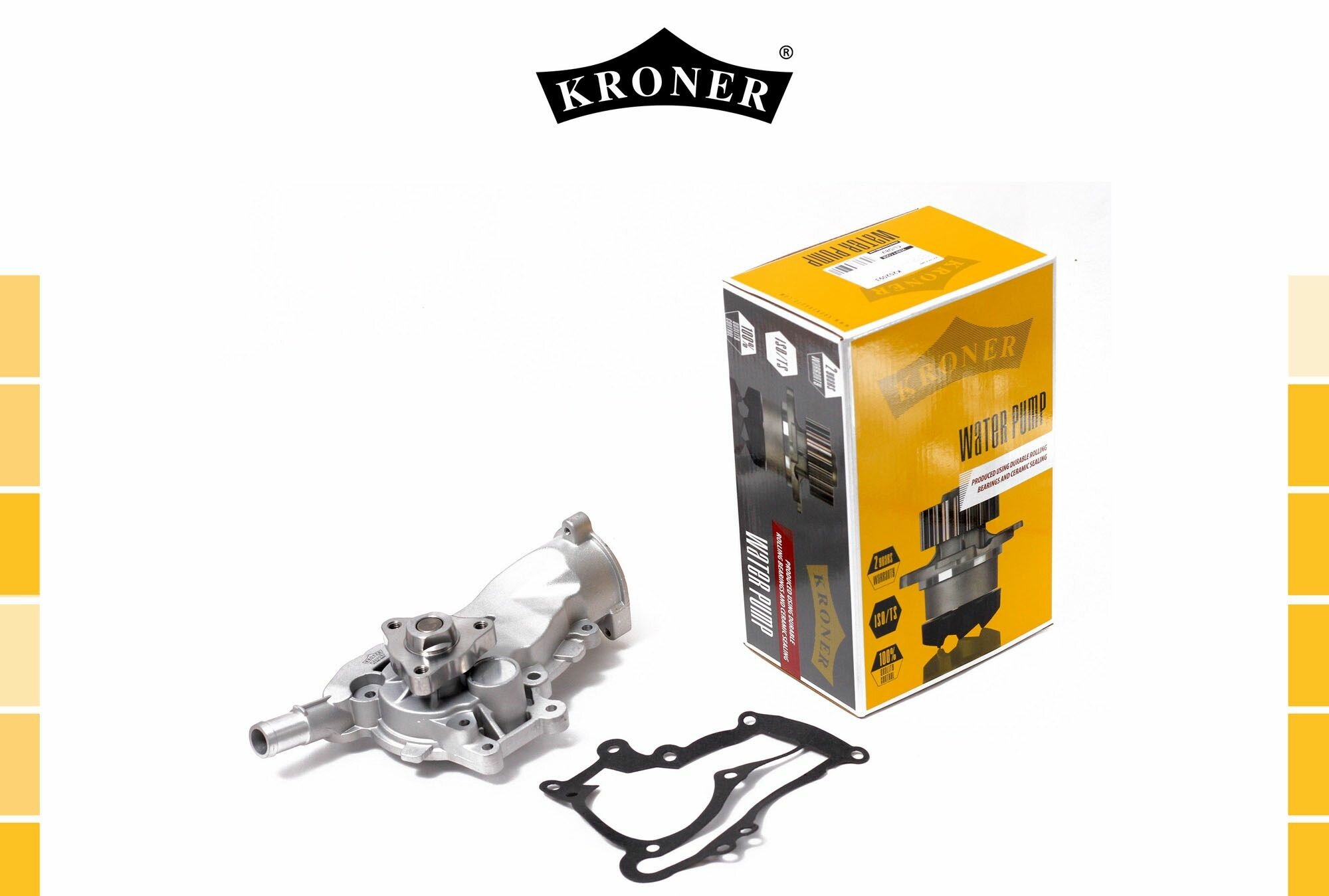 Насос водяной (помпа) для OPEL ASTRA J (2010>)/CORSA D (2006>)/MERIVA (2010> 1.2-1.4 Kroner