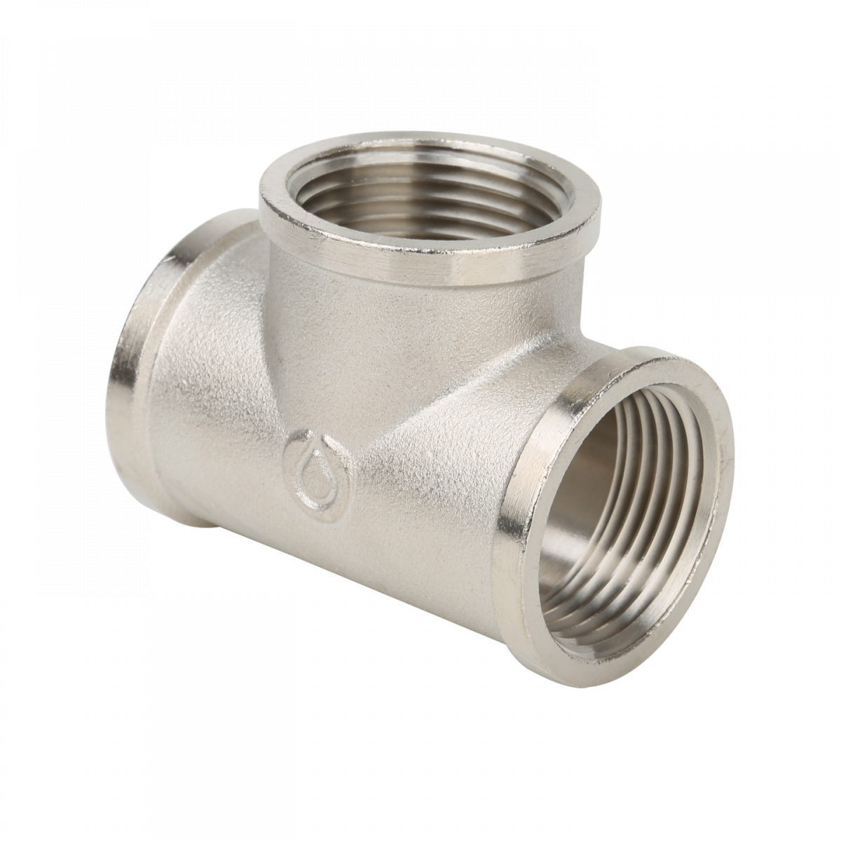 Тройник 1"x1/2"x1" в/в/в GAPPO G2210.0604 никель