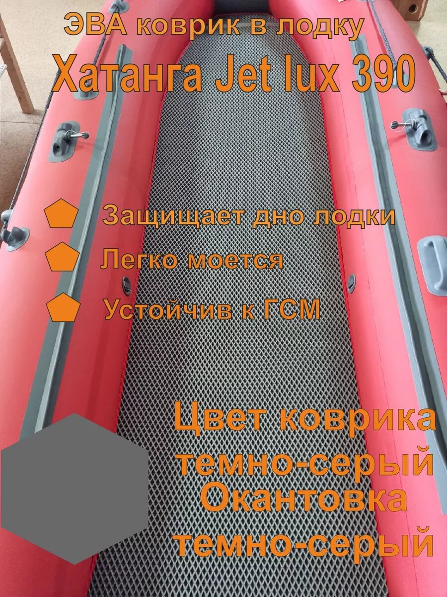 Эва коврик в лодку Хатанга Jet lux 390