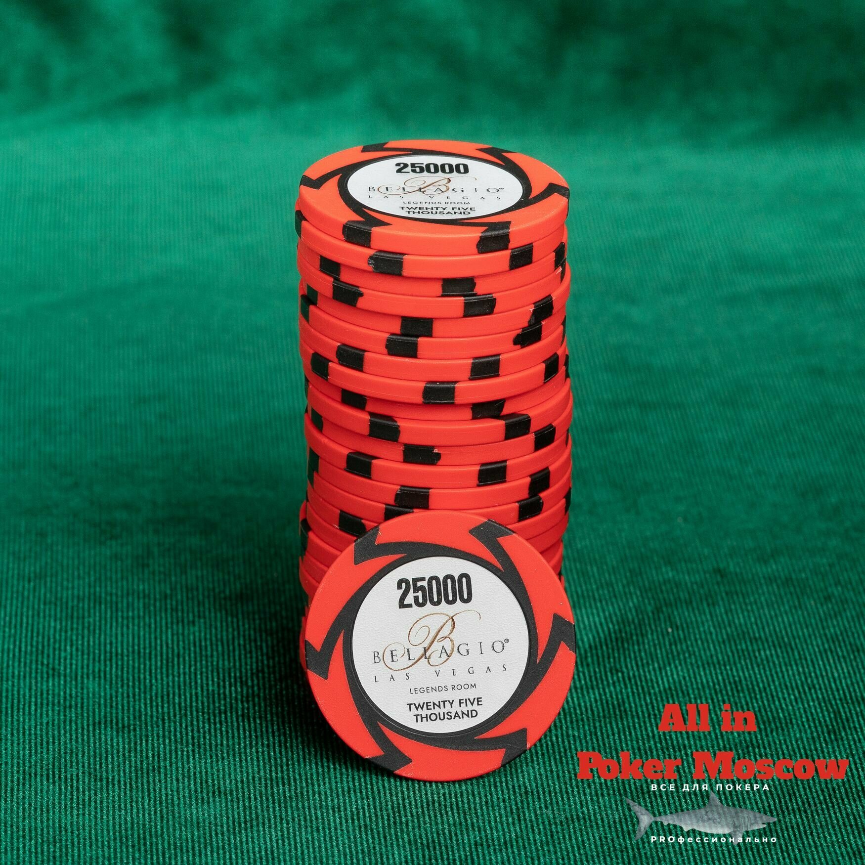Фишки для покера - номинал 25000 - 25 фишек