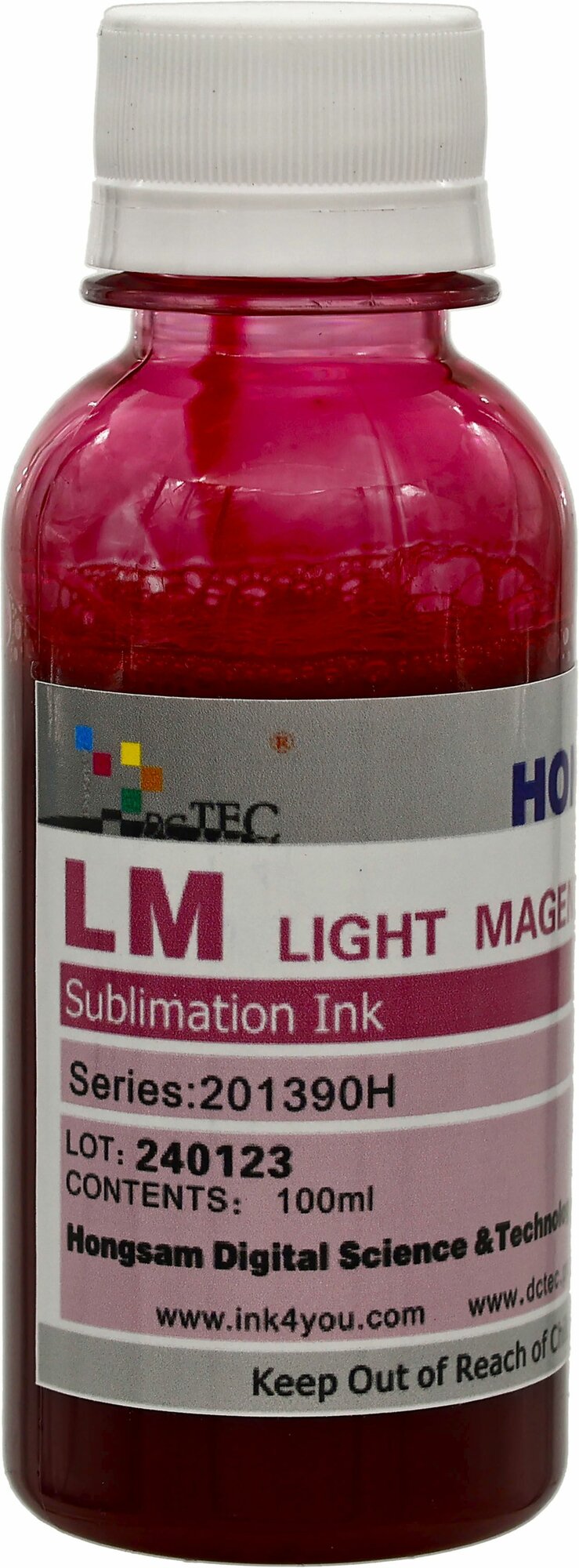 Чернила DCTec сублимационные Y203H Light Magenta (светло-пурпурный) 100 мл