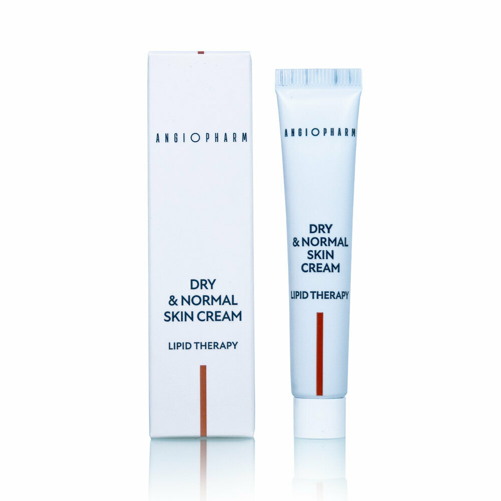Angiopharm Dry Normal Skin Cream Миниатюра Крем для сухой кожи и нормальной кожи, 7 мл