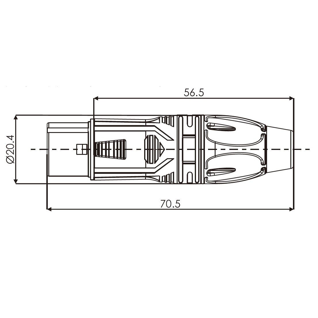 Разъем XLR (Мама) Roxtone RX3F-BT — фото 1