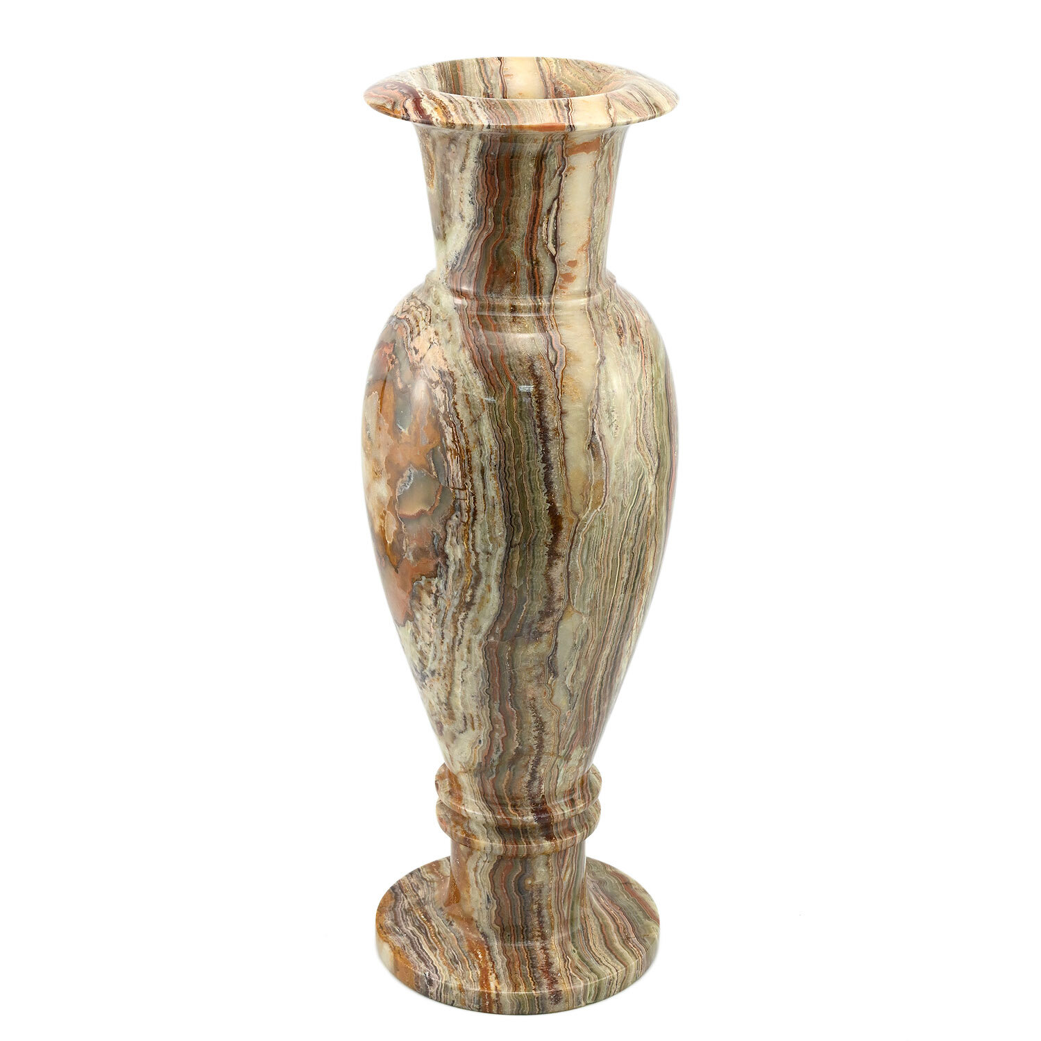 Ваза из камня оникс 150*150*450мм .