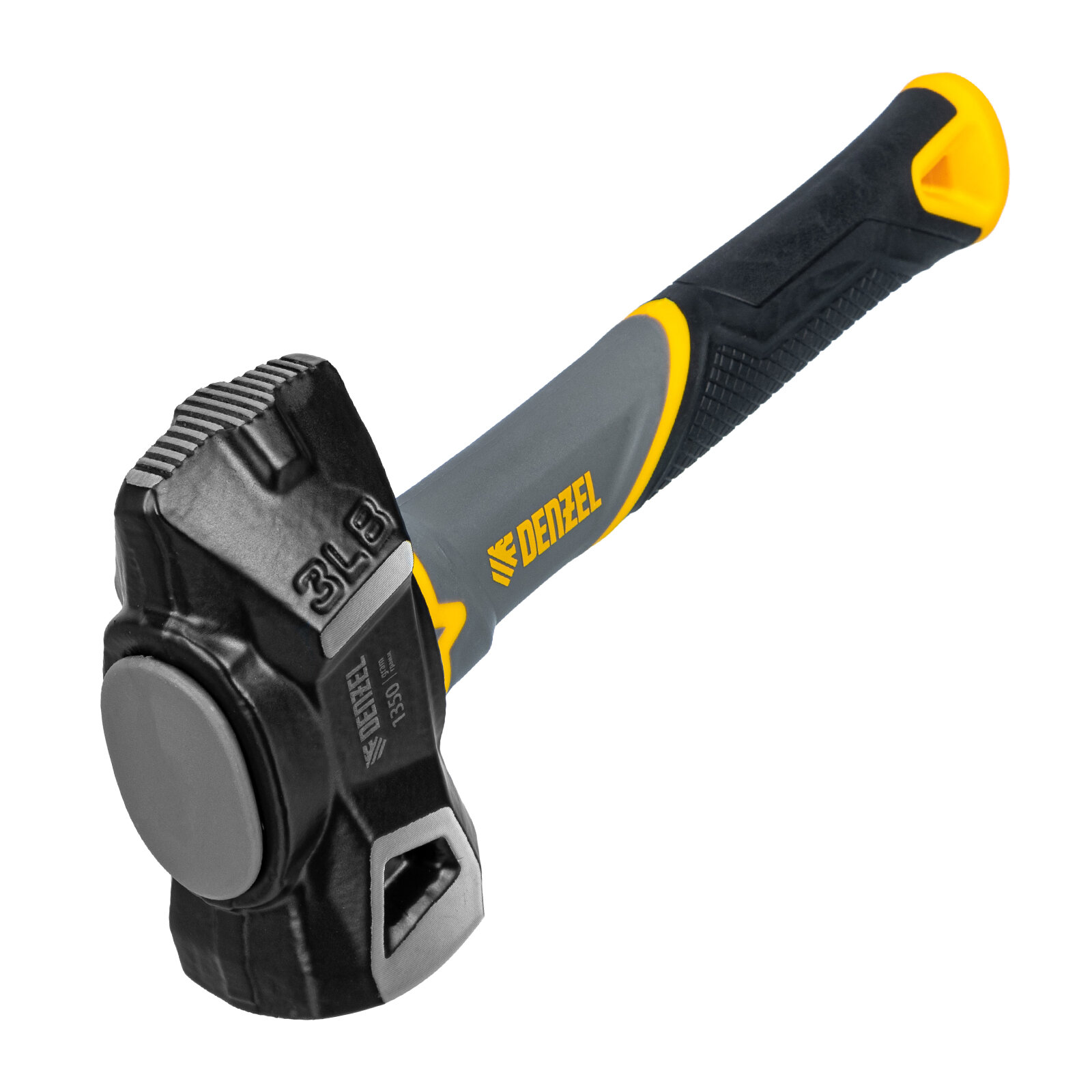 Кувалда с клиновидным бойком 1,35 кг, фибергласовая рукоятка c TPR Denzel 11015