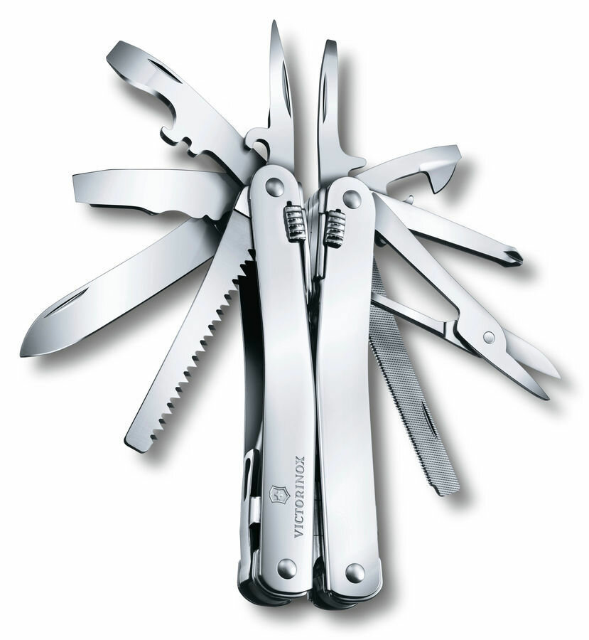 Мультитул Victorinox SwissTool Spirit X, 105 мм, 26 функций, нейлоновый чехол