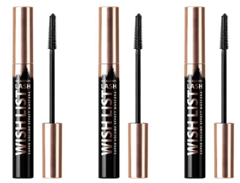 Тушь для ресниц Relouis Lash Wish List, с эффектом суперобьема, черная, 9 г, 3 шт