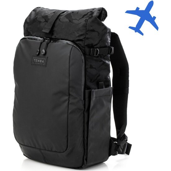 Рюкзак для фототехники Tenba Fulton v2 16L All WR Backpack Black/Black Camo 637-738