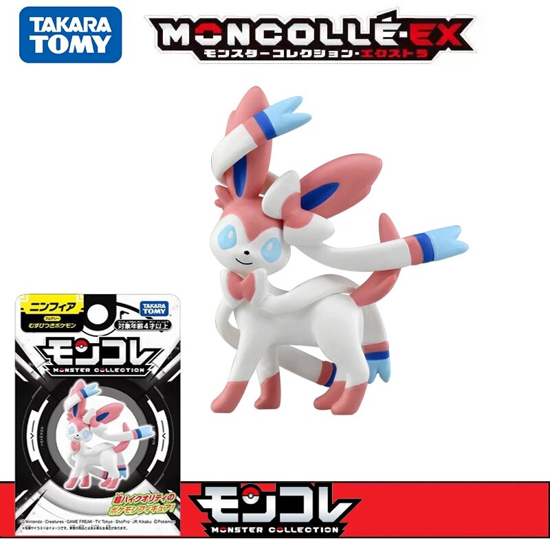Фигурка Pokemon Sylveon Moncolle-EX, Белый, No.3