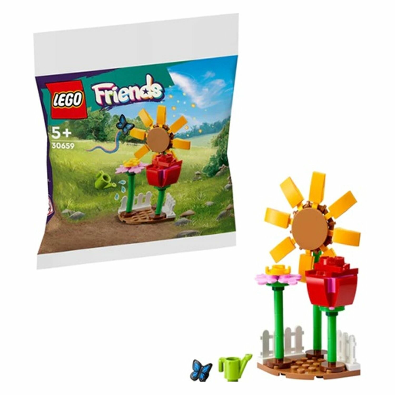 Конструктор пластиковый LEGO Friends Цветочный сад 64 детали