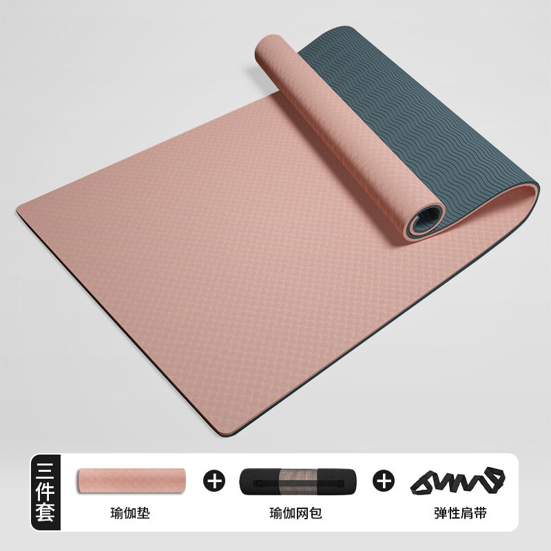 Производитель экстра-широких йога-матов из TPE, утолщенный нескользящий фитнес-мат, звукоизоляционный мат для прыжков, напольный мат для домашнего танца, оптовая продажа