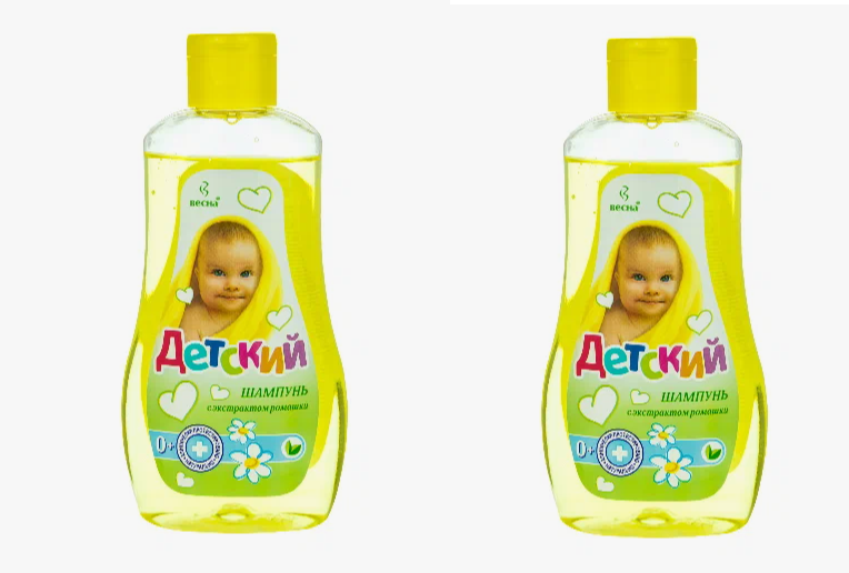 Весна Шампунь Детский, С экстрактом Ромашки, 280 мл, 2 шт