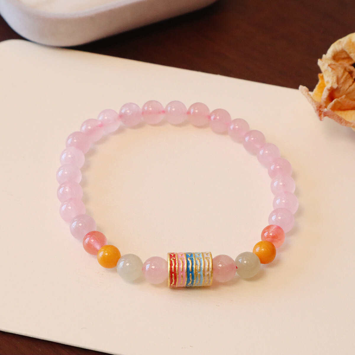 Браслет для гадания, YM Mall из агата и кварца Камень Привлекает тепло и удачу