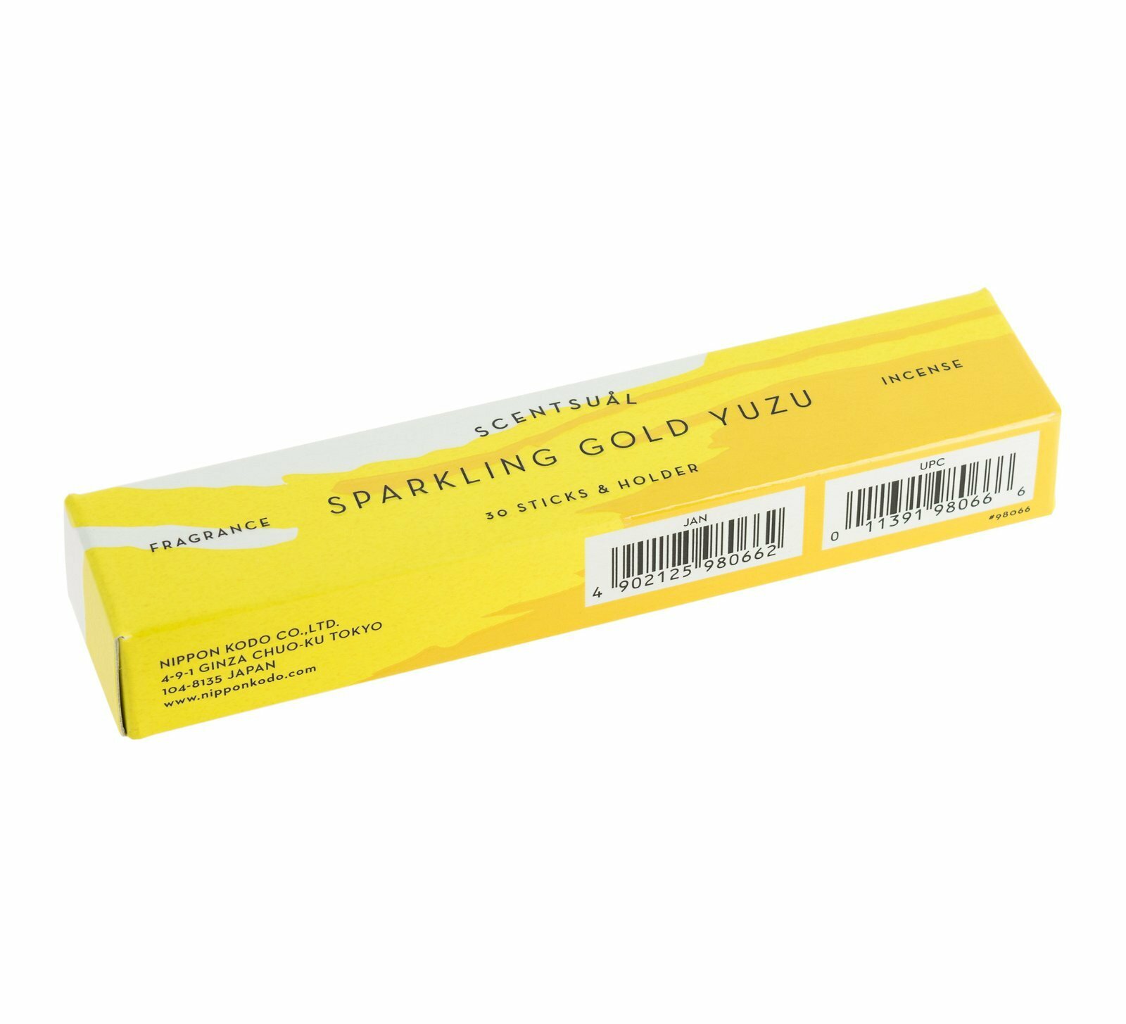 Благовоние Scentsual Sparkling Gold Yuzu (юдзу, мандарин, танжерин, апельсин), 30 палочек по 13,5 см