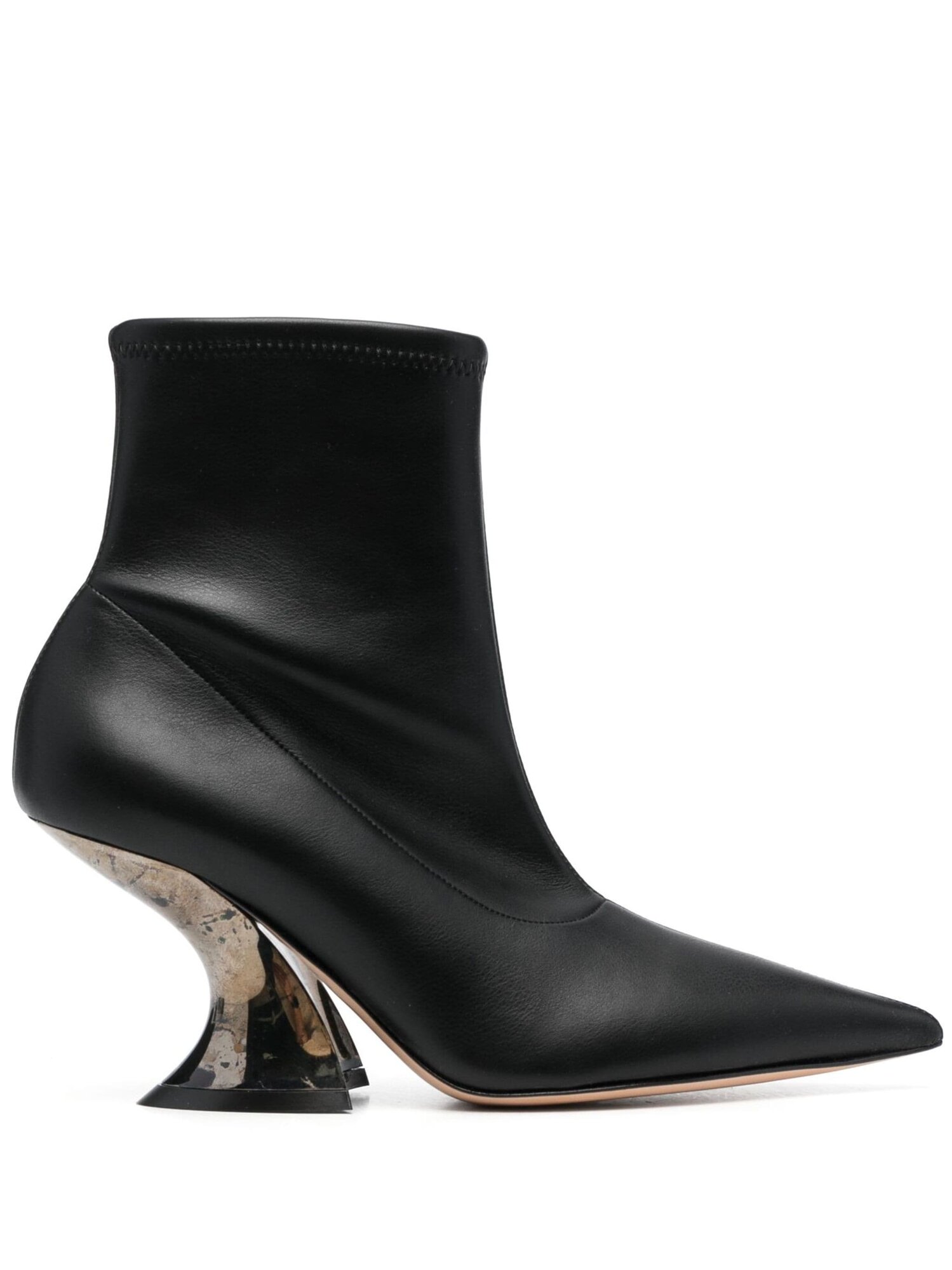Ботинки Casadei Elodie 90, размер 39, черный