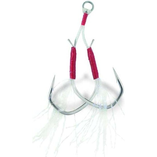 Крючок Vmc Assist 7117 TI (олово) №4/0 (2 пары)