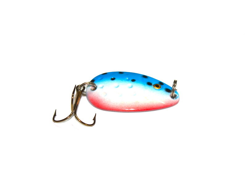Блесна Spike color Ложка пятнистая 11г, с тройником незац 4017/24