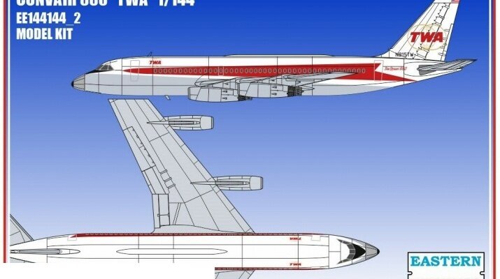 ЕЕ144144_2 Авиалайнер CV880 TWA
