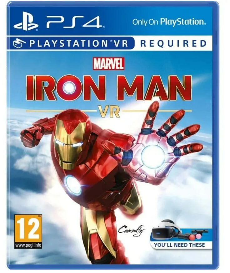 Игра Marvel's Iron Man VR /PS4 (Русская версия)