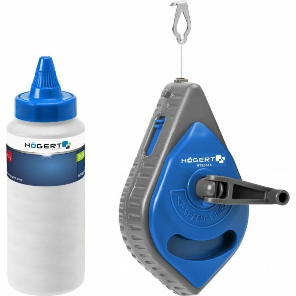 Отбивочный разметочный шнур HOEGERT TECHNIK HT4B313