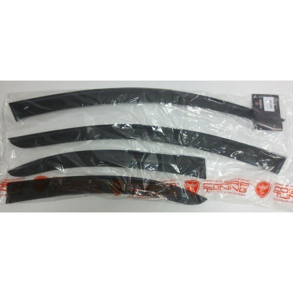 Дефлекторы окон накладные Mitsubishi Lancer X (2007-) \ Lancer Sportback X (2008-) (M40707)