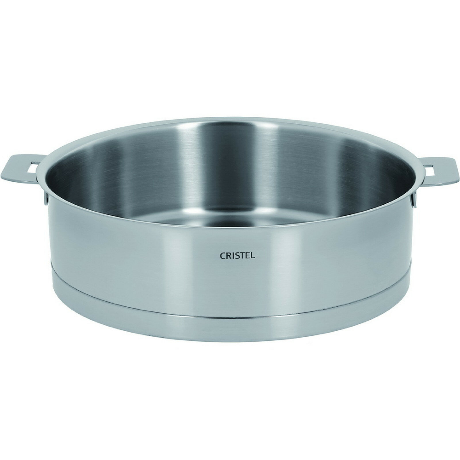 Сотейник L съемные ручки, 20 см, штампованное дно, S20QL, CRISTEL
