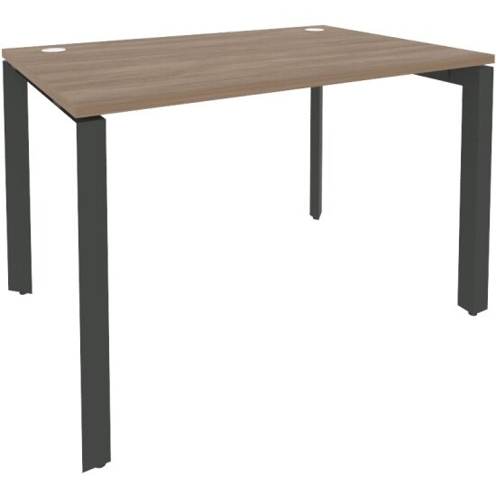 Стол рабочий Riva CHAIR на П-образном м/к O. MP-SP-2.8 Дуб аризона/Антрацит металл 1180*800*750 Onix