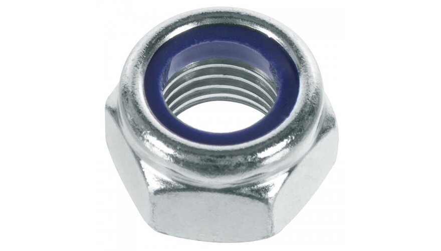 Гайки Крепдил DIN985 М6 покрытие цинк, 500 шт