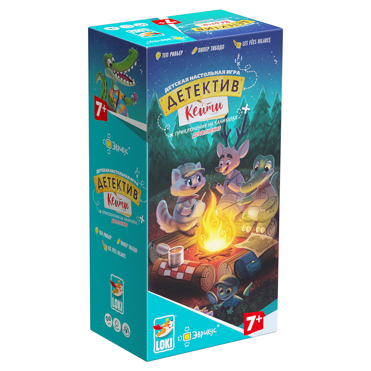 Настольная игра "Детектив Кейти: Приключения на каникулах", дополнение