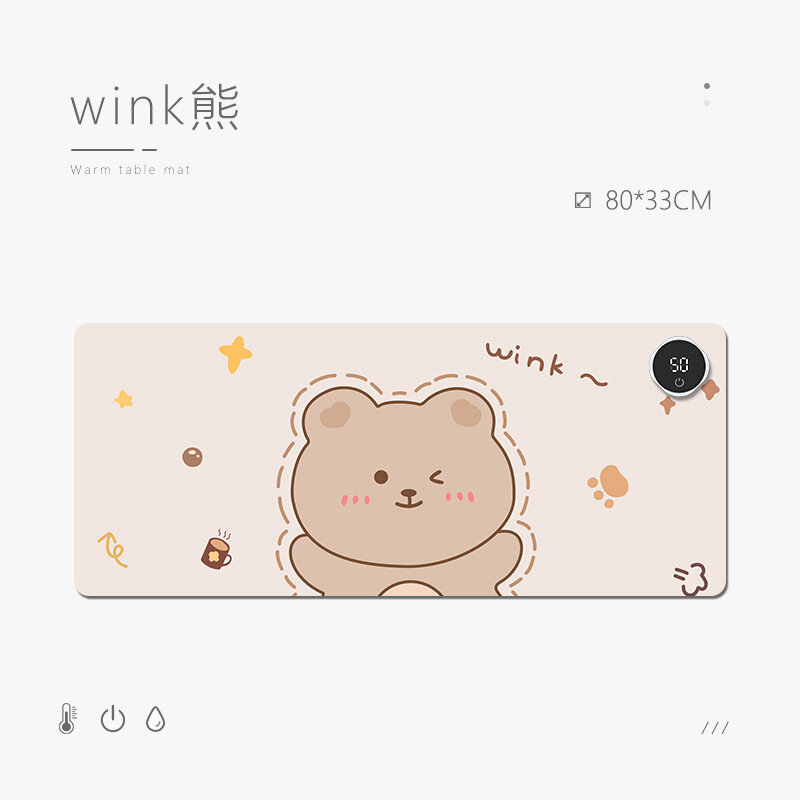 Зимний подогреватель для рук, коврик для стола, офисный компьютерный коврик для письма, нагреваемый коврик для мыши, подогреватель для стола для студентов
