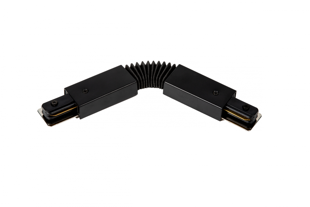Коннектор для Однофазного Трека DesignLed CN2-BL-FLEX 20Вт Черный / СВГ 008644.