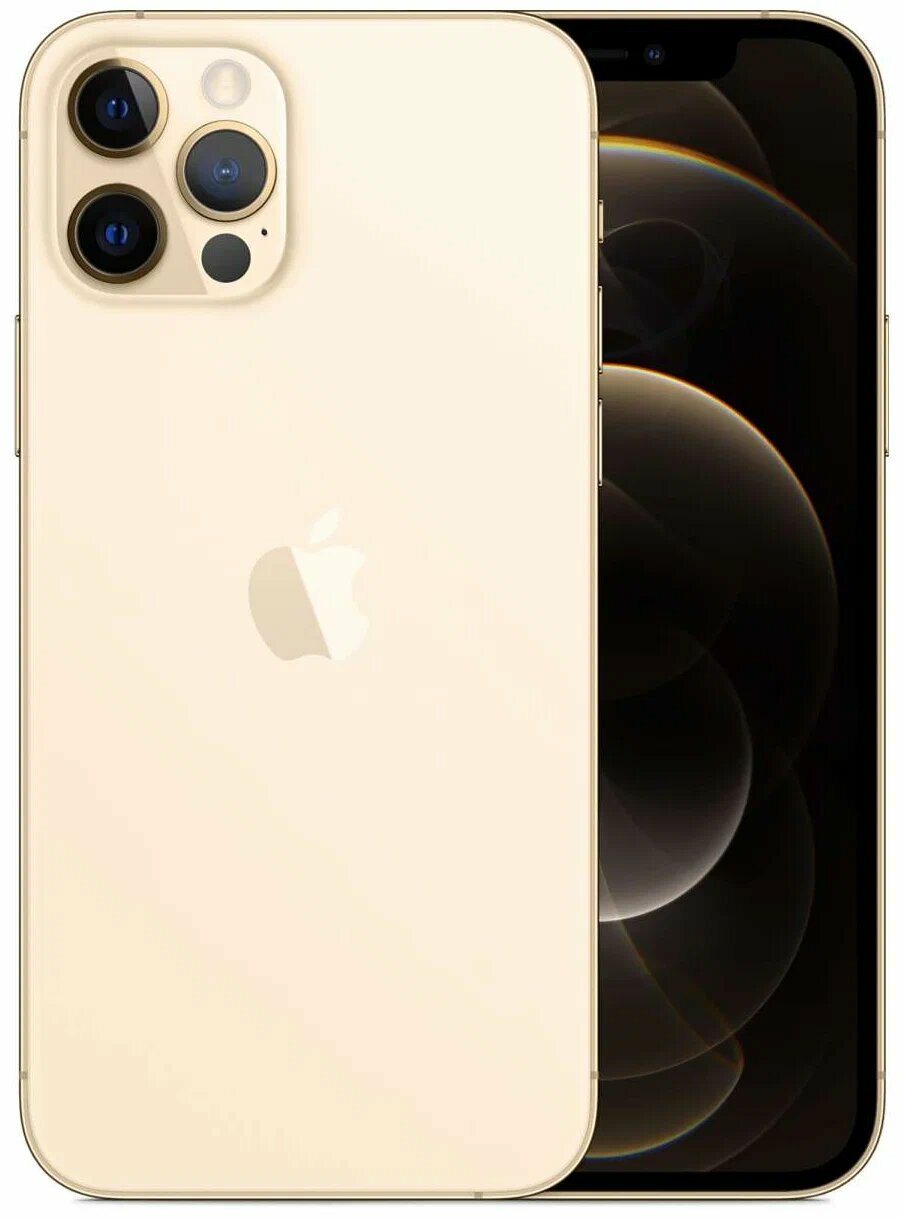 Фициально авторизовано Оригинал Смартфон Apple iPhone 12 Pro 128 ГБ , nano SIM+eSIM, золотой, Русский язык